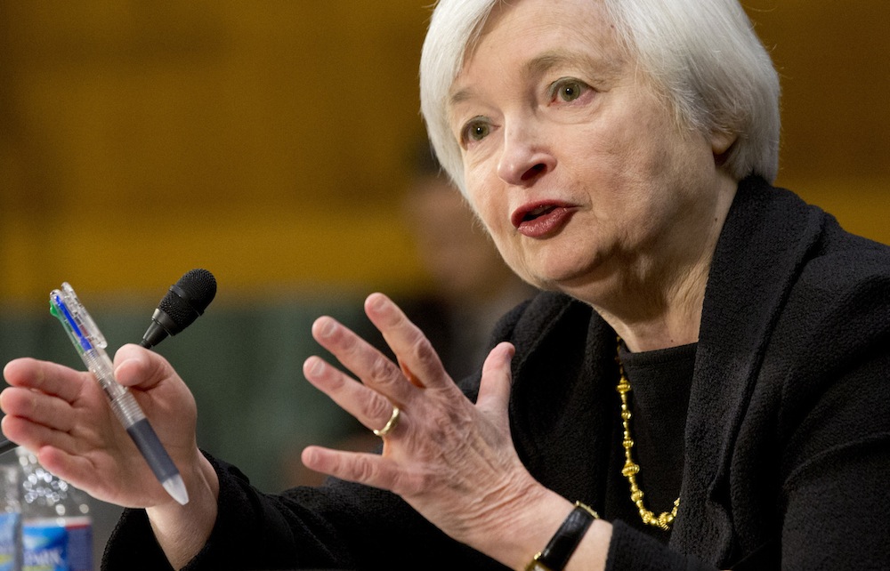 Ex-Fed Chief Yellen Sees Biz Spending Slowdown