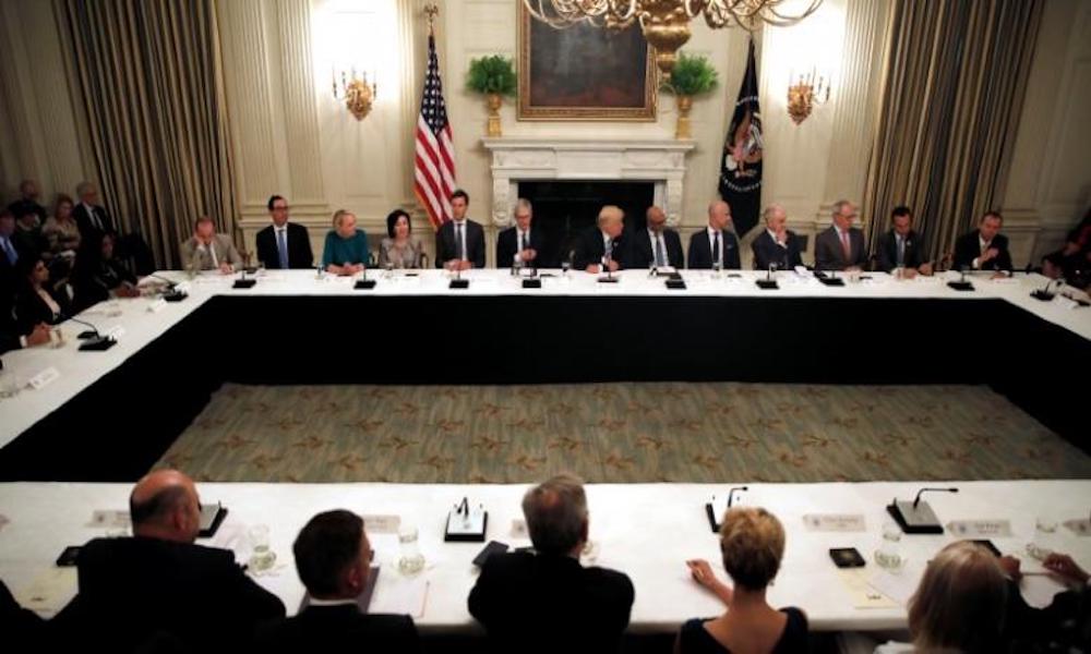 Tech Titans Meet With President Donald Trump
