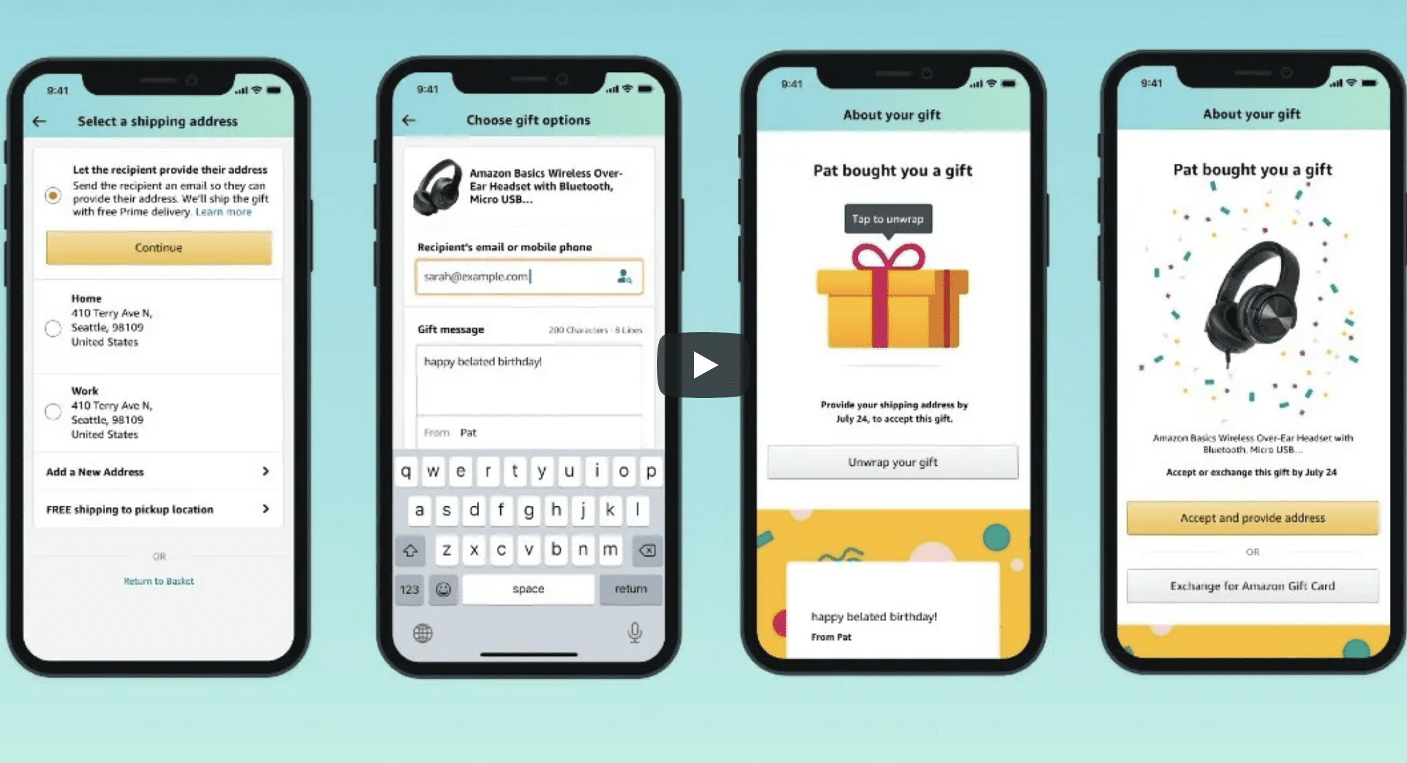 Amazon Adds Address-Free Gifting Feature