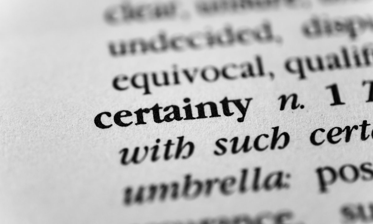 Consumer Certainty: Driving Digital Transformation