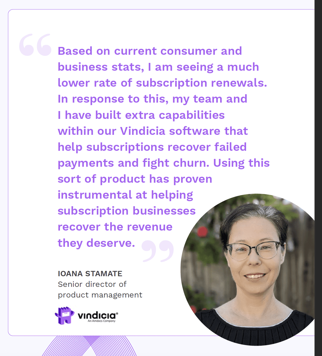 Sunscription Commerce Ioana Stamate Vindicia - PYMNTS.com