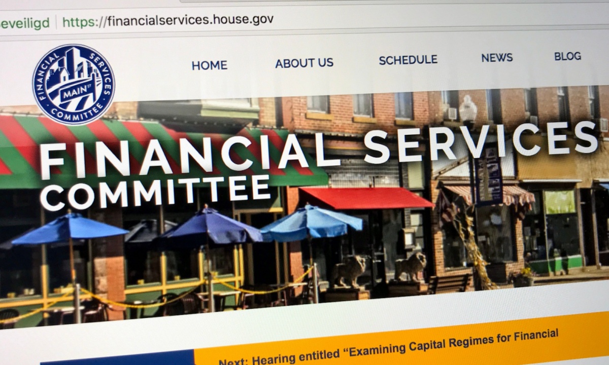 French Hill to Chair House Financial Services Committee
